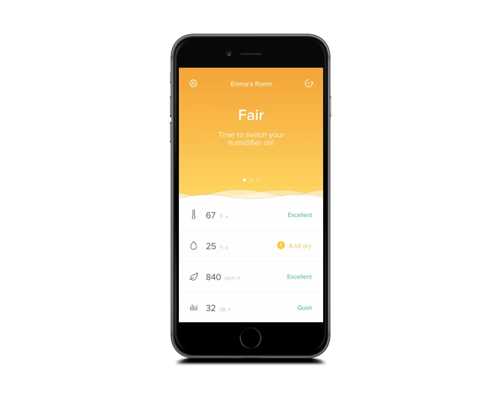 Smart Indoor Air Quality Monitor - Works with Legrand